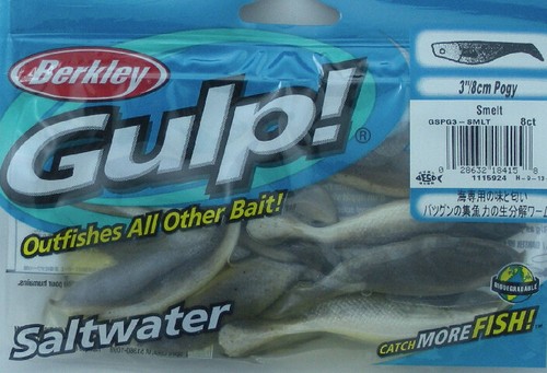 Berkley GSPG3-SMLT 3 " Gulp Pogy-Smelt 8 CT | eBay