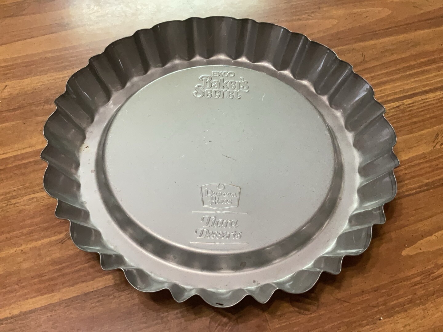 VINTAGE Ekco Baker's Secret Duncan Hines Tiara Dessert Fluted Tart ...