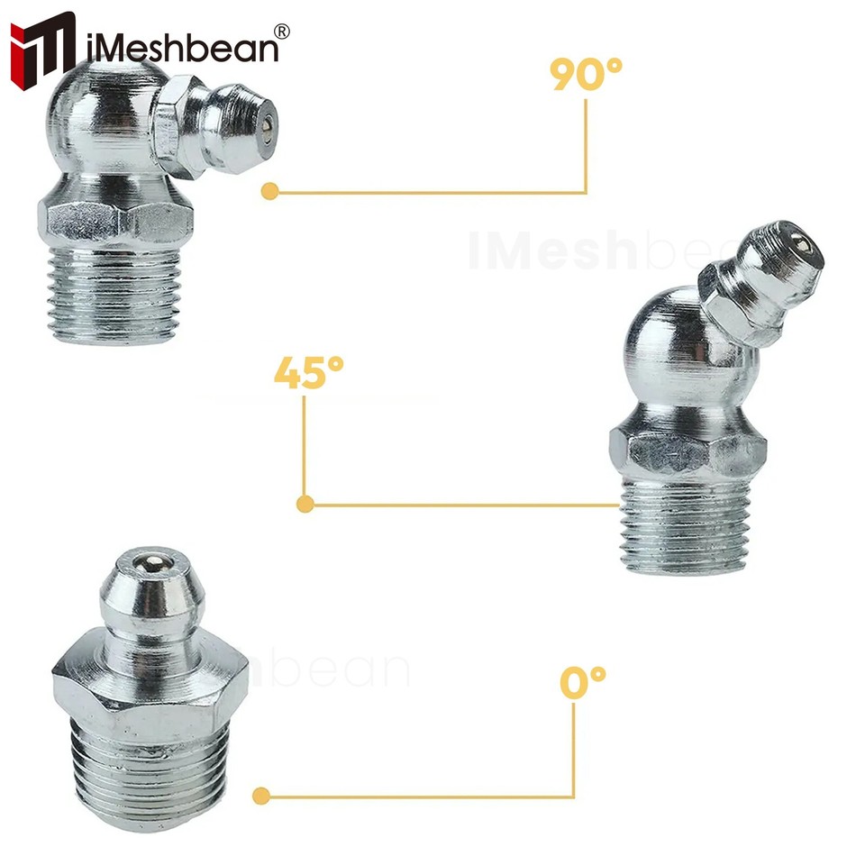 220pcs Metric & SAE Hydraulic Lubrication Grease Zerk Fittings ...