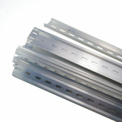 5 Piece 0.5 Meter Aluminum U-Groove Slotted DIN Rail For C45 Meter # ...