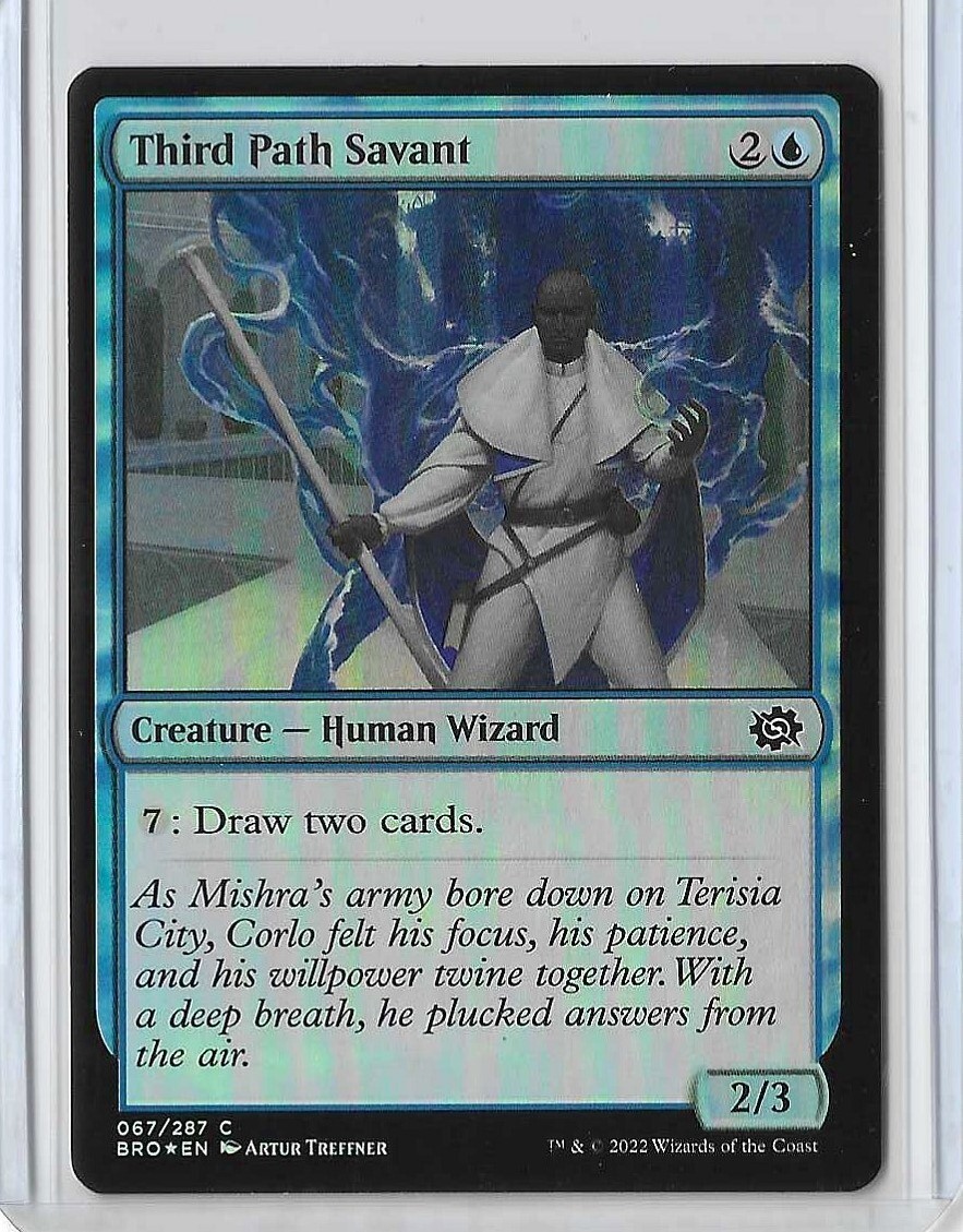 MTG Third Path Savant FOIL The Brothers' War (BRO) Common Card #067/287 Unplayed | eBay