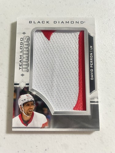 2023-24 Upper Deck Black Diamond Team Logo Manufactured David Perron ...