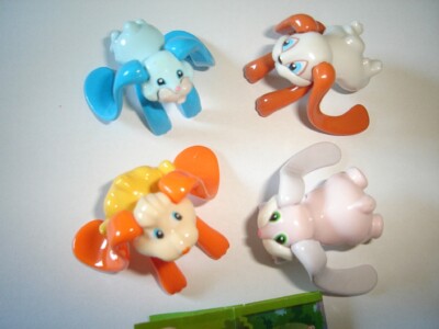 KINDER SURPRISE SET - FLYING EASTER BUNNIES RABBITS - TOYS FIGURES ...