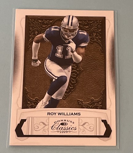 Roy Willims 2009 Donruss Classics #28 Cowboys & Bengals NFL HOF 2022 NM ...