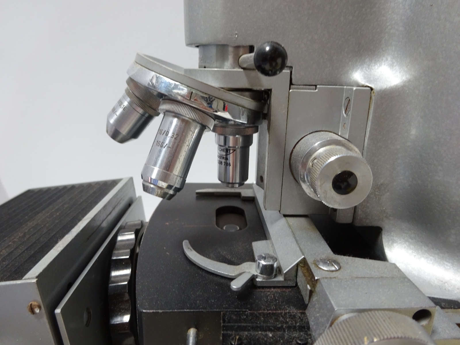 REICHERT AUSTRIA VISOPAN [broken micrometer] OPTICAL MICROSCOPE OPTICS ...
