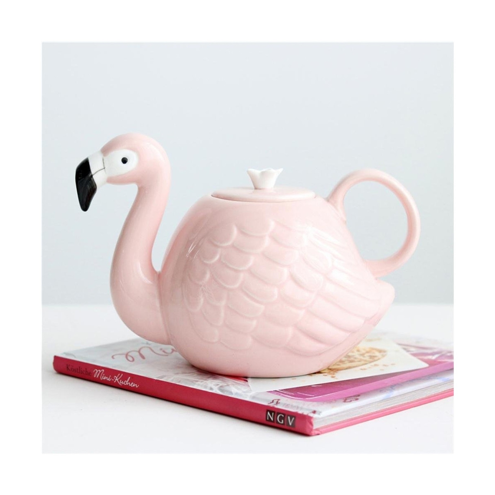 JointVictory Flamingo Coffee Mugs and Teapot Set 15 Ounce Ceramic ...