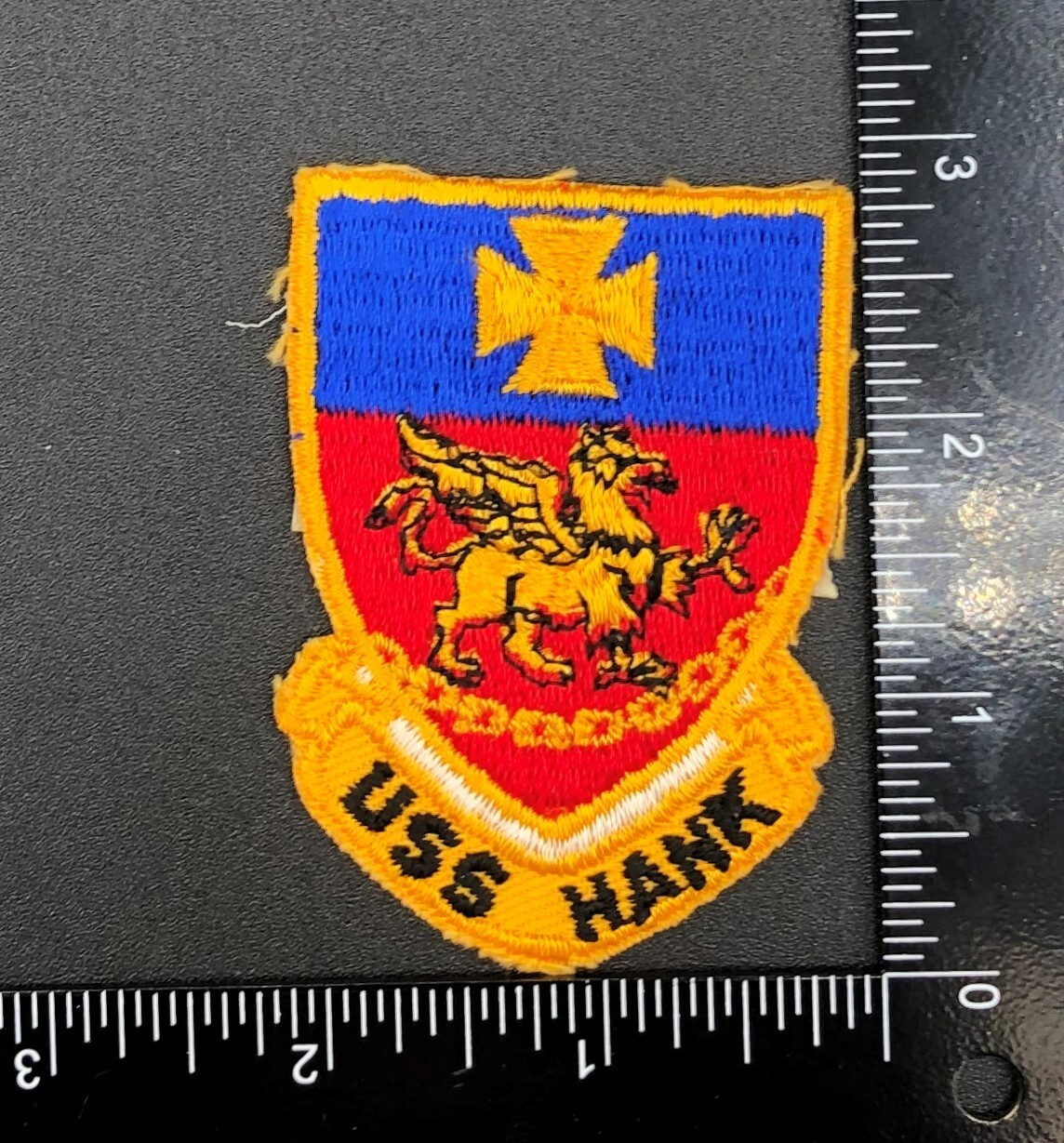 US Navy USS Hank DD-702 Small Non Hook And Loop Back Patch | eBay