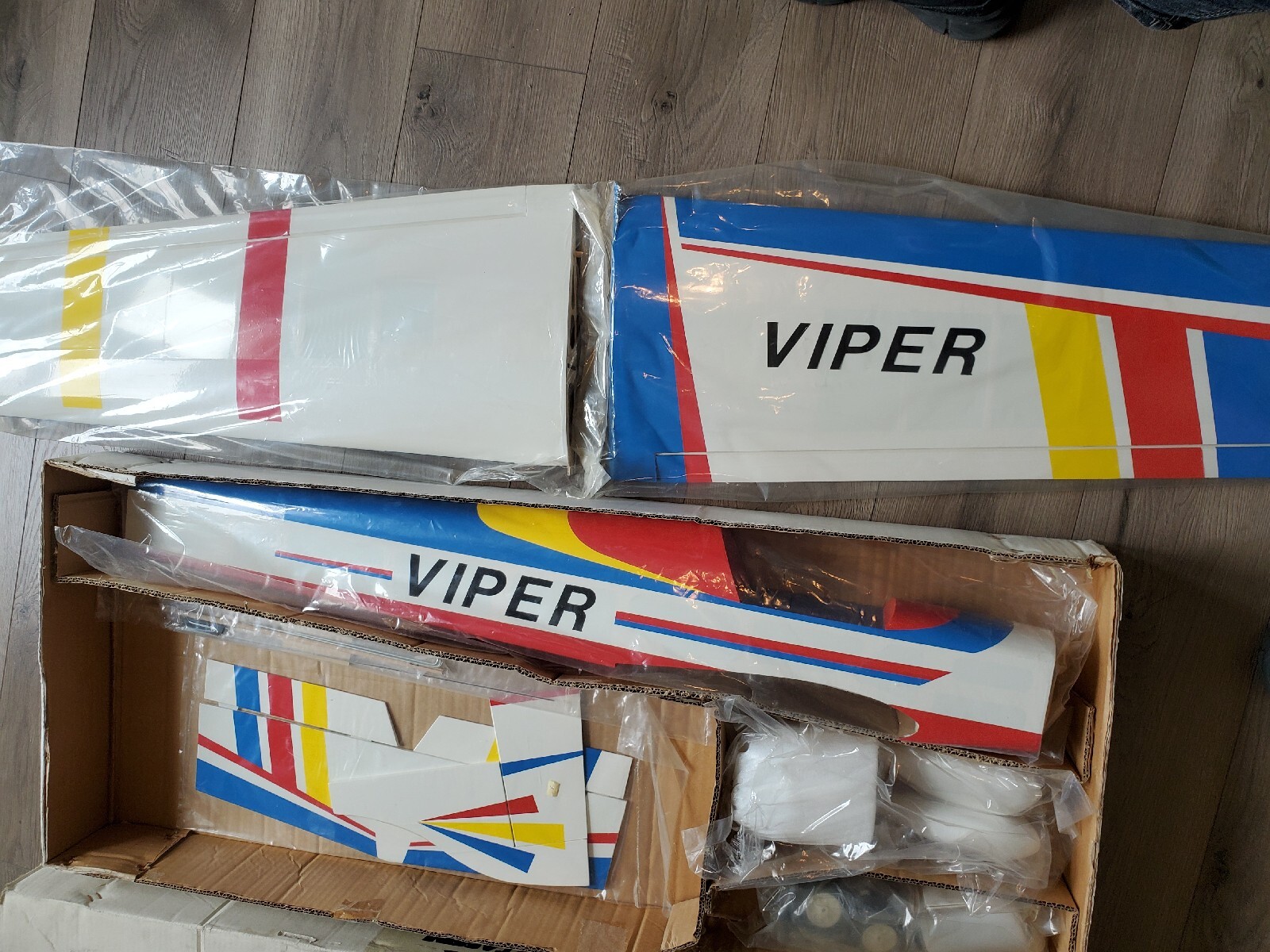 cassini aeromodels usa rc wood frame airplane viper f3a gasoline FATS ...