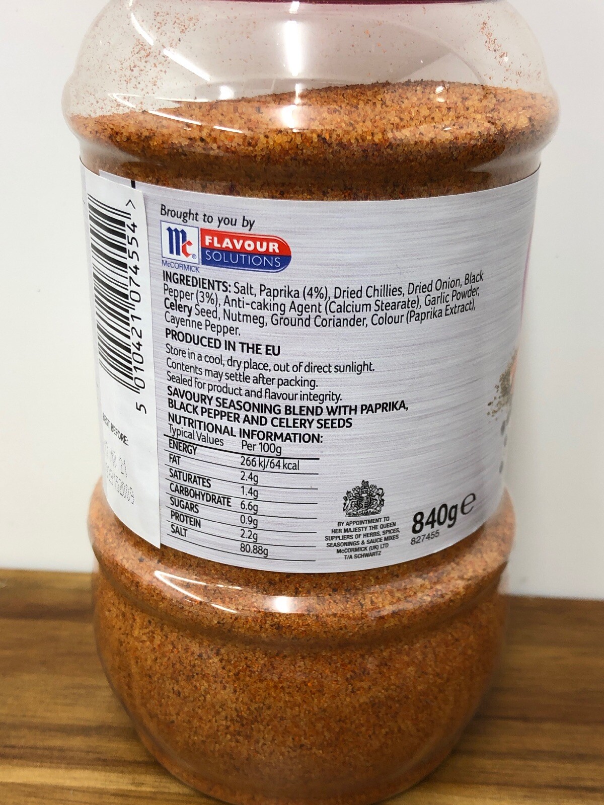 Schwartz Season All Spice Mix 840g Large Tub Seasoning Vegetarian ...