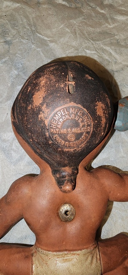 Vintage 1940’s Cleveland Indians Rempel Chief Wahoo Mascot Toy! Vintage ...