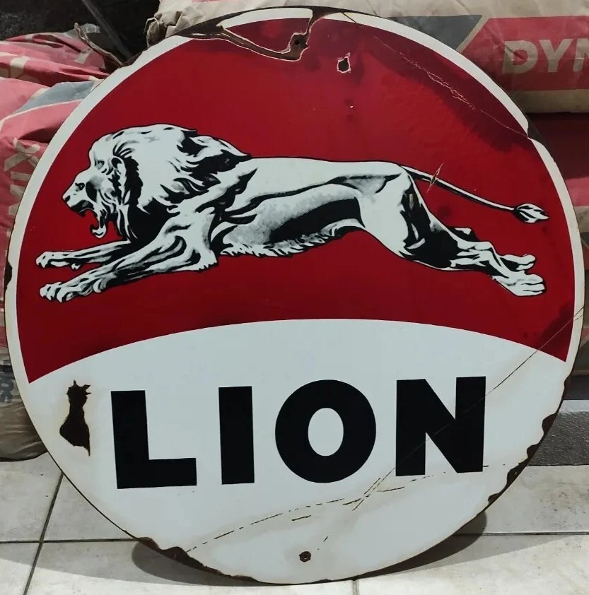 Lion Oil Gas Signs On Ebay
