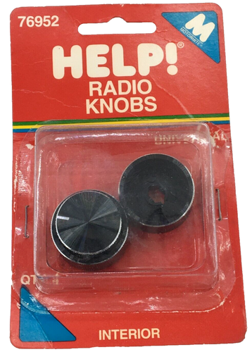 2 PK MOTORMITE / DORMAN 76952 REPLACEMENT PLASTIC RADIO KNOBS UNIVERSAL ...