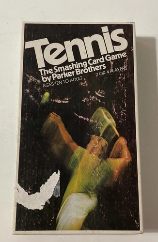 Vintage "Tennis" The Smashing Card Game By Parker Brothers - 1975 ...