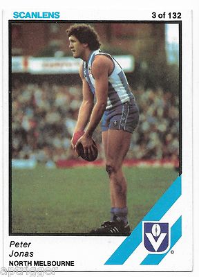 1984 Scanlens (3) Peter JONAS North Melbourne Near Mint # | eBay Australia