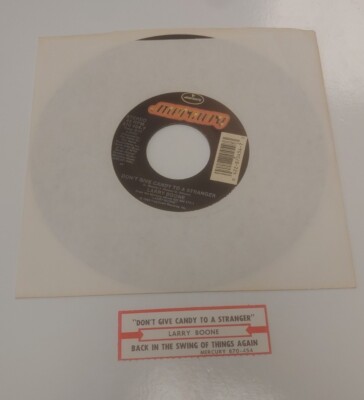 Larry Boone - Don't Give Candy To A Stranger 7" VINYL 45RPM RECORD | eBay