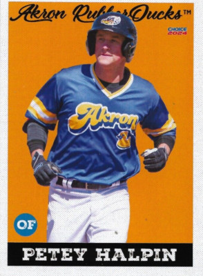 2024 Akron RubberDucks Petey Halpin Cleveland Guardians | eBay