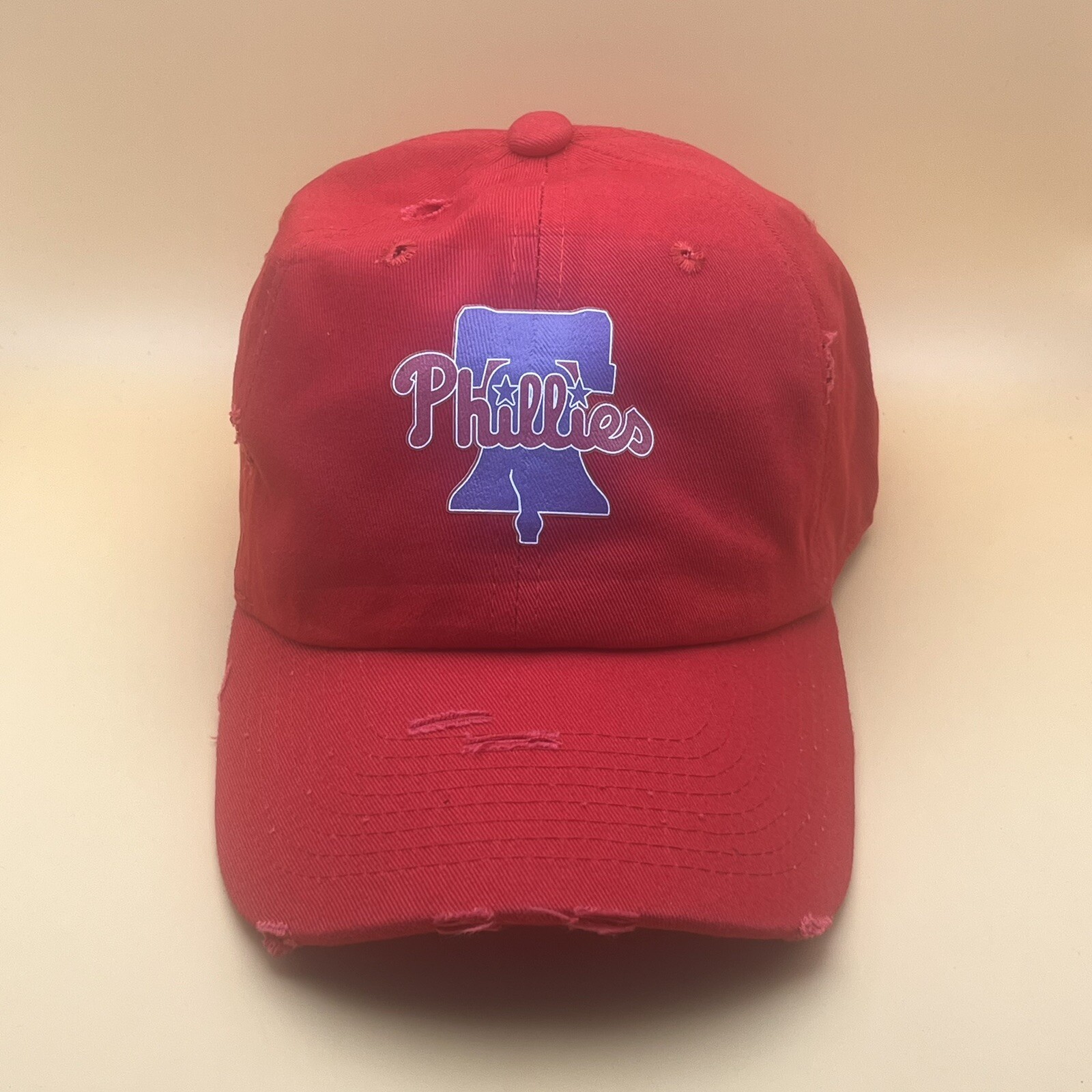 Philadelphia Phillies Liberty Bell hat distressed Baseball dad Hat Cap ...