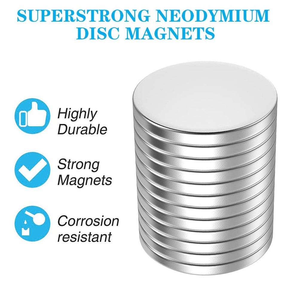 Small Magnets Rare Earth Magnet 10mm x 1mm Round Refrigerator Magnets ...