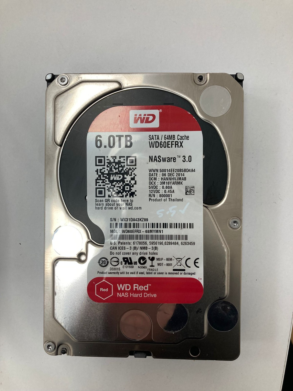 Western Digital WD Red 6TB NAS Hard Drive – WD60EFRX | eBay UK