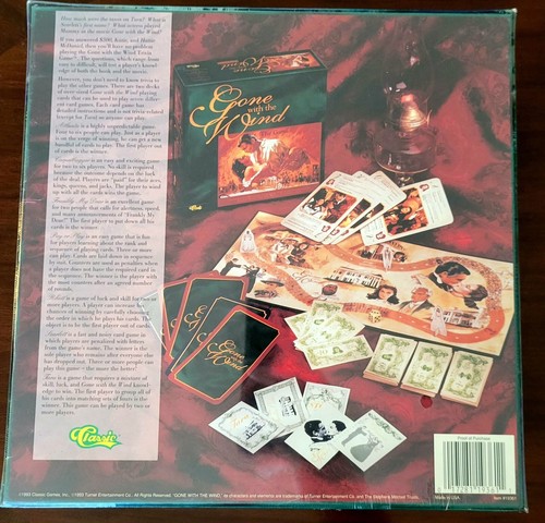 1993 Gone With The Wind Board Game Classic 90s for sale online | eBay