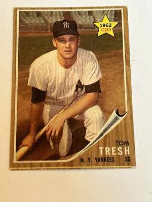 1962 Topps Baseball #31 Tom Tresh Star Rookie EX/EX+ New York Yankees ...