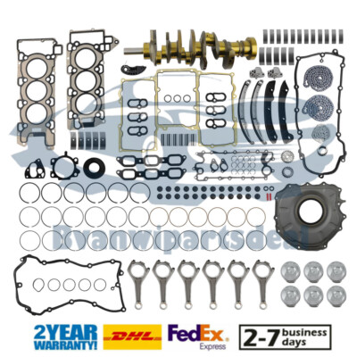 AJ126 3.0L V6 Engine Rebuild Kit w/ Crankshaft Rods Timing For Jaguar ...