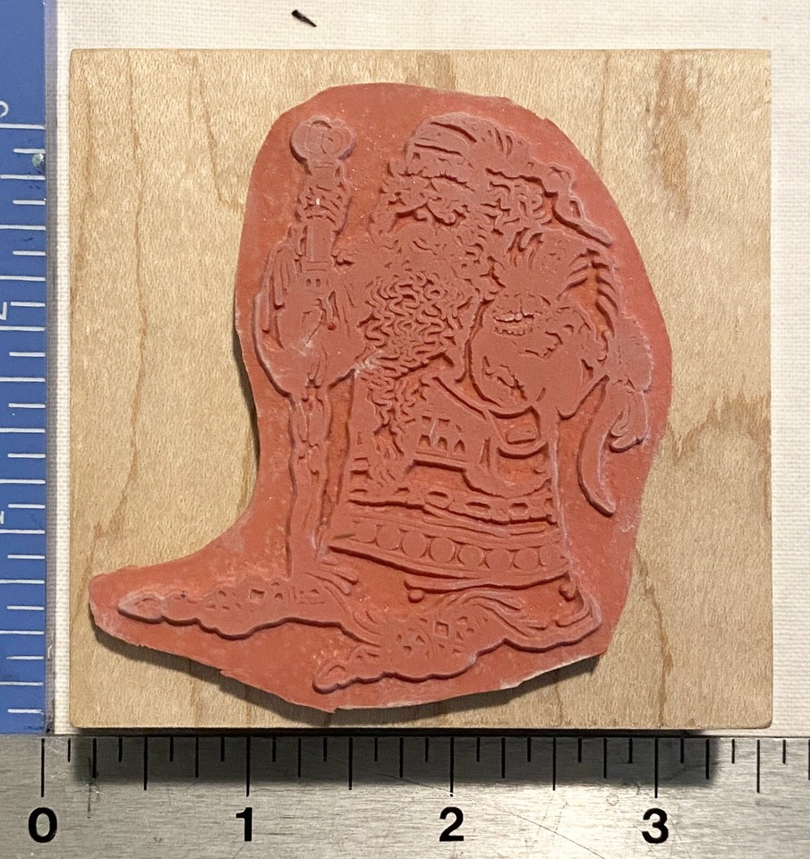 Wizard Staff Shrunken Head Visual Image Printery VIP 1992 magic socerer ...