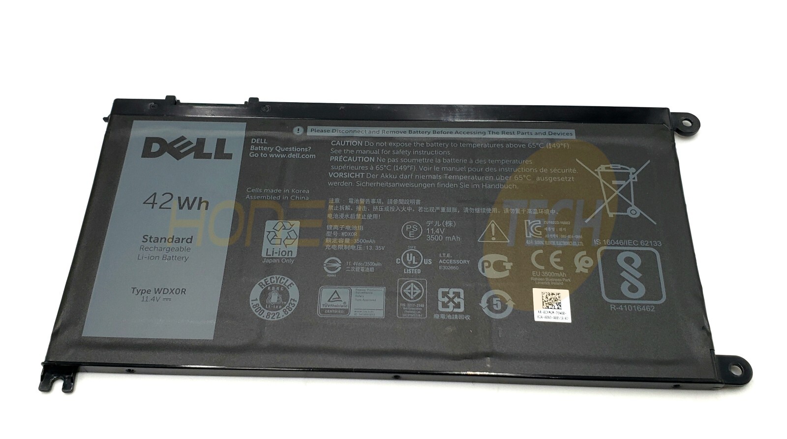 GENUINE DELL INSPIRON 5570 7378 7460 LAPTOP 3CELL 42WHR BATTERY WDX0R ...