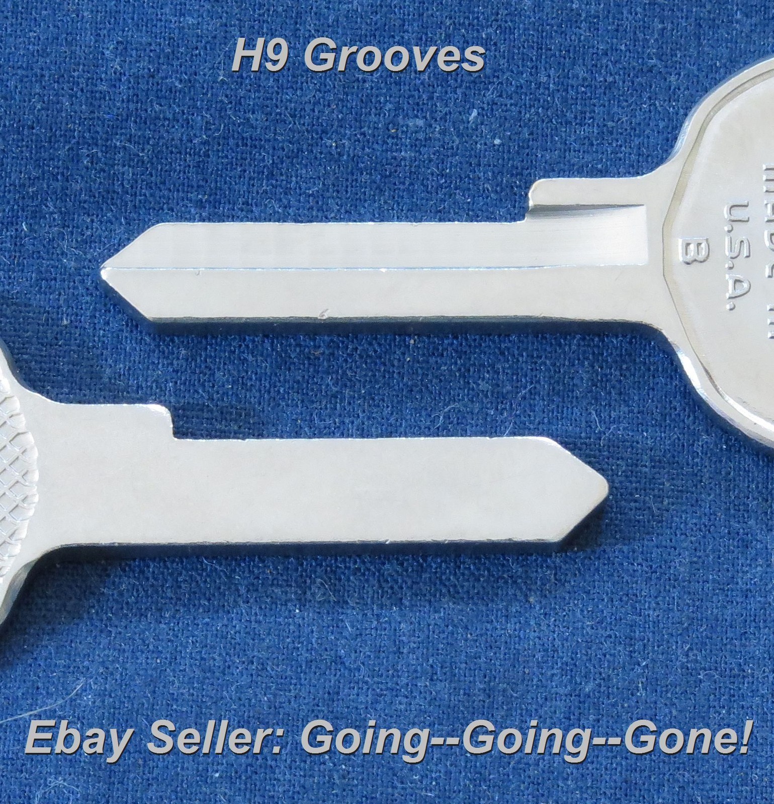SET ORIGINAL LINCOLN MERCURY KEY BLANKS IGNITION / TRUNK H10 H9 1932 ...