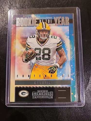 AJ Dillon Rookie Card RC NM 2020 Panini Rookie Of The Year Contenders # ...