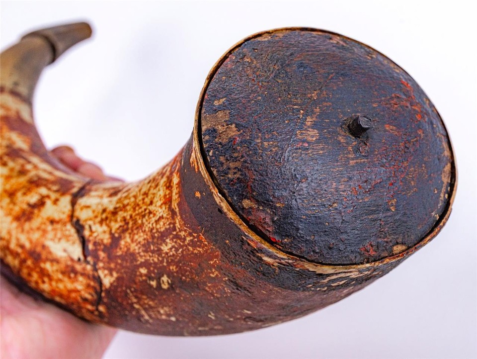 AMAZING 1770's HAND PAINTED REVOLUTIONARY WAR AMERICAN MADE MILITIA ...