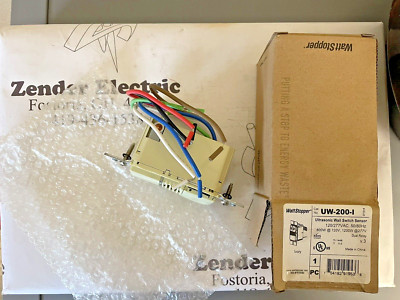 WattStopper Ultrasonic Wall Switch Sensor UW-200-I Dual Relay (Ivory in ...