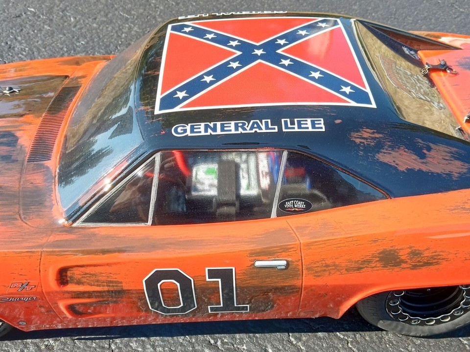 Dukes of Hazzard - General Lee - Decal set FOR: Pro-Line 1/10 Drag ...