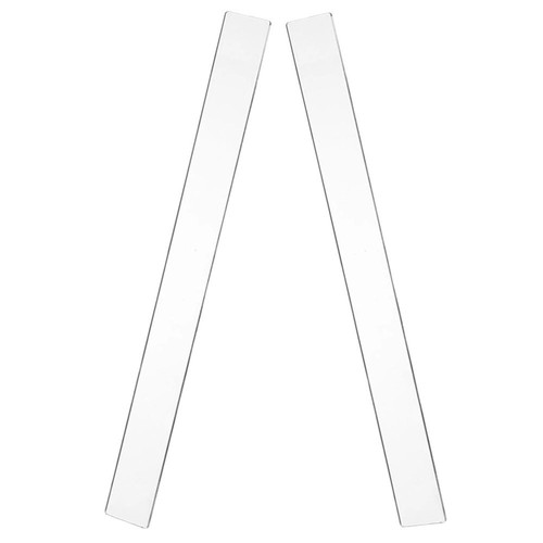 2 Pcs Silicone Measuring Dough Thickness Strips Wood Rolling Guide ...