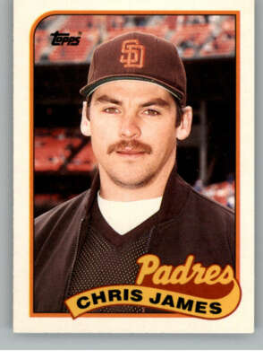 Chris James 1989 Topps Traded #56T Padres ID:18961 | eBay