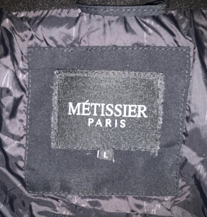 NEW Men Metissier Rhett Puffer Jacket Coat Black Size L | eBay UK