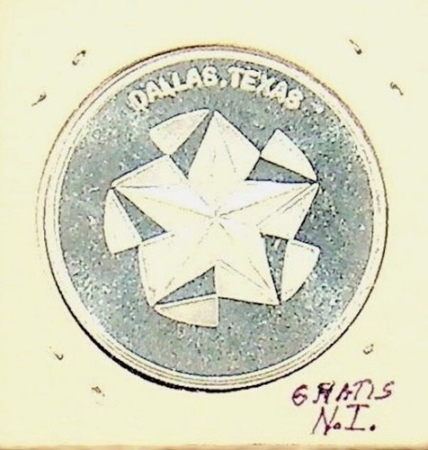 DALLAS TEXAS TX CITY HALL TOUR SOUVENIR COIN - Z-87 | eBay