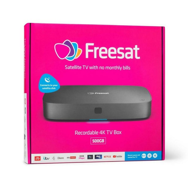 Freesat 4K Recordable Smart Digital TV Box - 500 GB for sale online | eBay