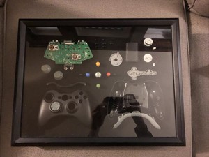 Xbox 360 Controller CUSTOM MADE shadow Box 🎮 (Black Wireless) | eBay