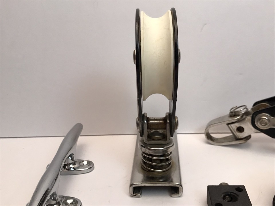 SAILBOAT Parts SCHAEFER Blocks, HOOD Pre-feeder, PERKO Plate Key, Plus ...