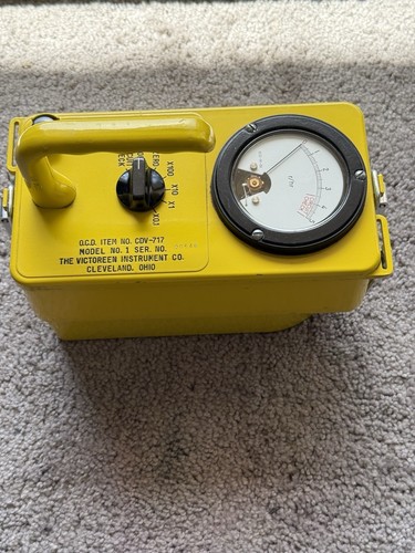 Victoreen Instrument Co Model 1 CDV-717 Radiological Survey Meter ...