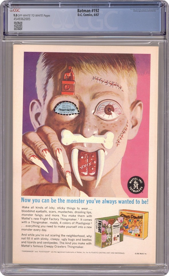 Batman #192 CGC 9.0 1967 4549362005 | eBay