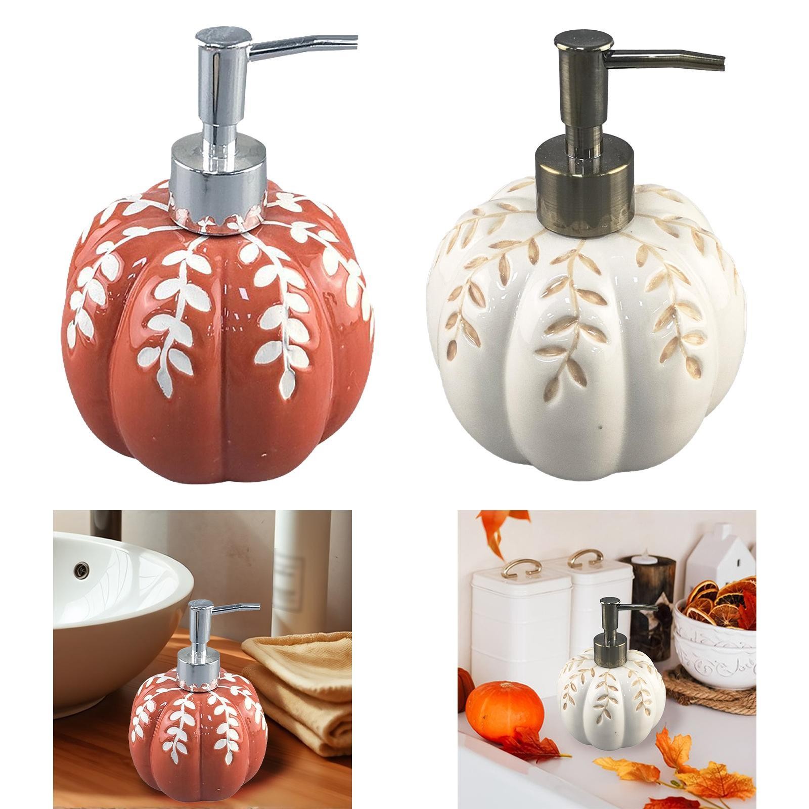 Halloween Pumpkin Soap Dispenser Dorm Lotion Dispenser Kitchen Home ...