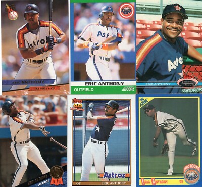 ERIC ANTHONY Lot of 23 Different MLB Premium Baseball Cards Astros ...
