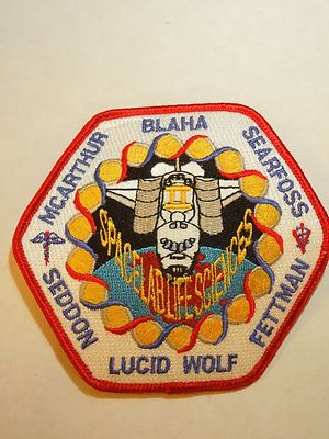 NASA Spacelab Life Sciences Space Shuttle Astronauts Embroidered Iron On Patch | eBay