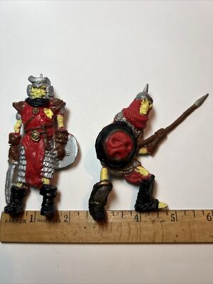 Set Of 2 1982 TSR Hobbies Dungeons and Dragons Red Mummy Warriors 4" | eBay