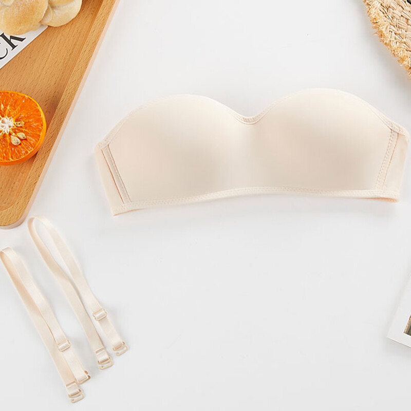Lady Bra Detachable Strap Bralette Lingerie Seamless Underwear Non ...