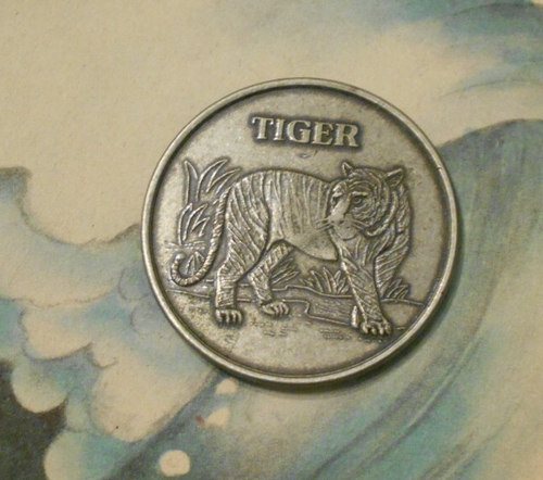 San Diego Zoo Safari Park collectors token CA USA coin Tiger medallion ...