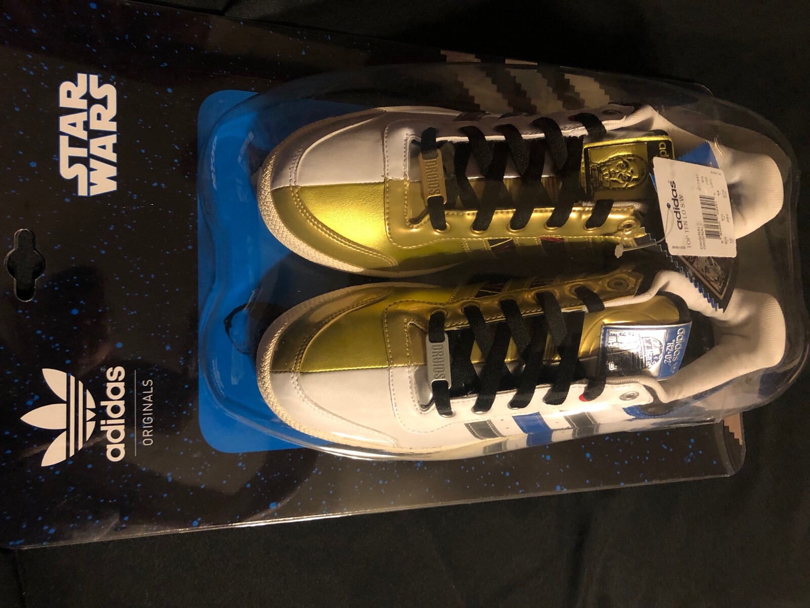 Adidas Star Wars C3-PO/R2-D2 Sneakers Shoes Size 10 43 | eBay