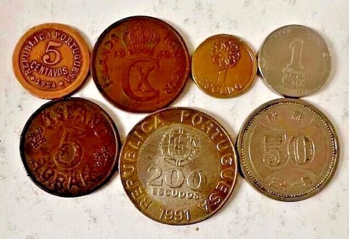 Old World Coins Job Lot-Mix Lots-Europe & Rest of the World-Collectable ...